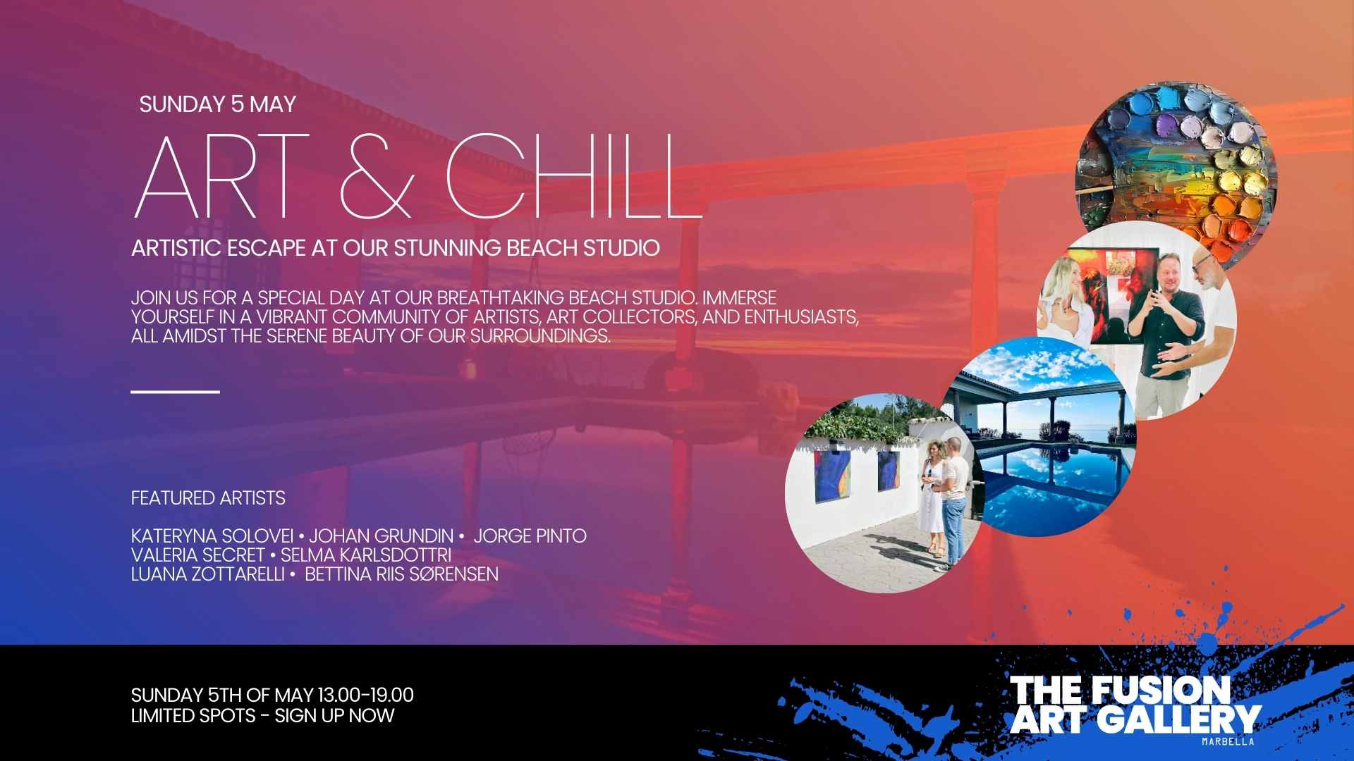 Art & Chill day at the beach – The Fusion Art Gallery – Part of The ...