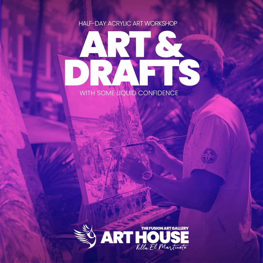 Art and Draft – Acrylic Workshop in Marbella – Art House – El Martinete ...